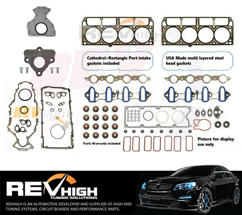 REVHIGH ENGINE RESEAL KIT, L76, L77, L98, LS3 Holden VE VF 6.0L 6.2L ...