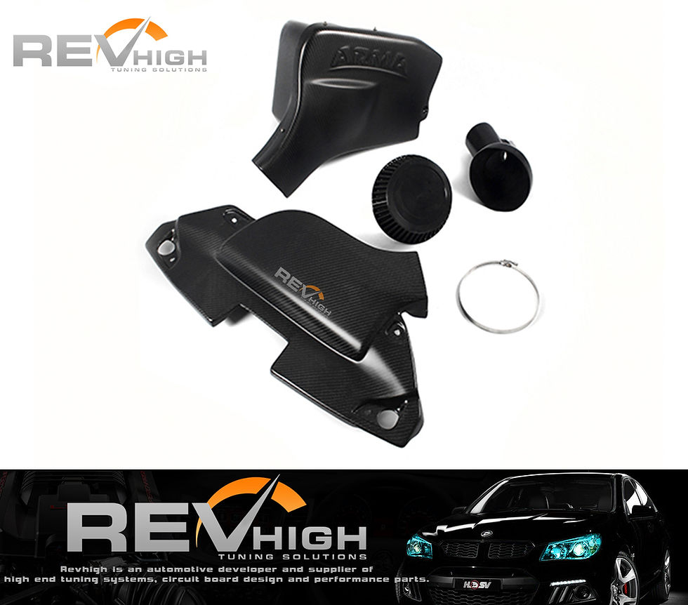 BMW E89 Z4 30i N52B30 carbon fiber airbox Performance cold air intake ...