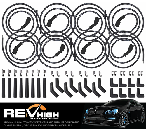 8mm Spark Plug Wires for LS Coil Relocation Kit Holden V8 LS1 LS2 LS3 ...