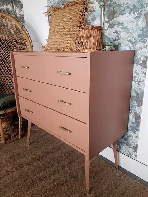 Commode vintage "blush"