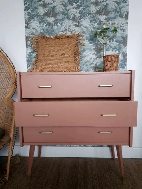 Commode vintage "blush"
