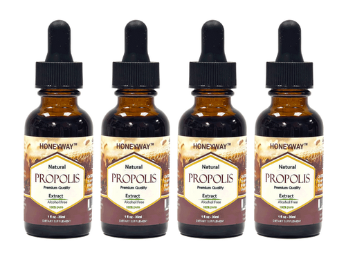 Propolis Tincture(Alcohol Free) 30ml 4bottles | honeyway