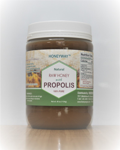 Propolis Raw Honey 40oz | honeyway