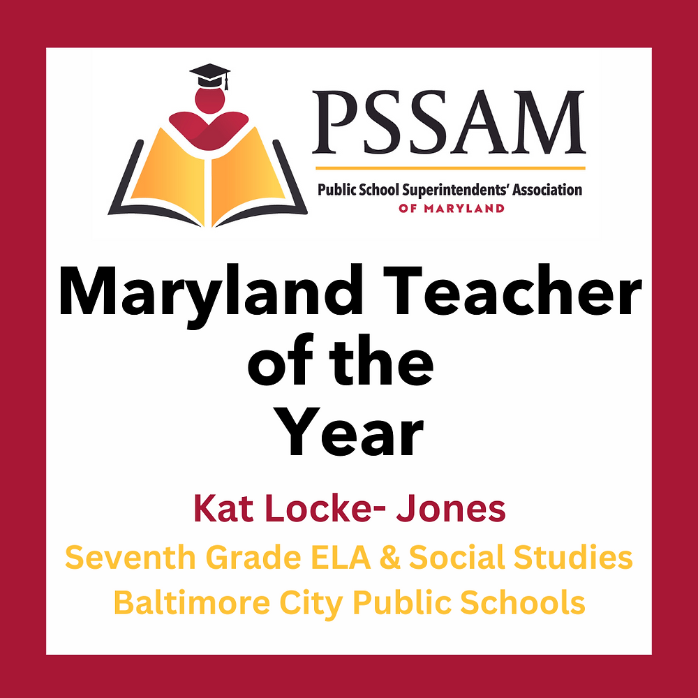 Spotlight: Maryland Teacher of the Year Awarded to Kat Locke-Jones of ...