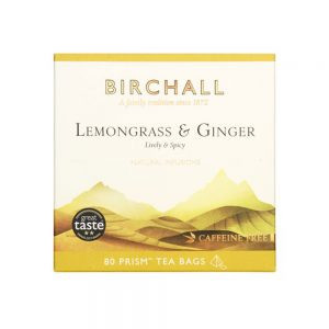 BIRCHALL LEMONGRASS & GINGER 80 PRISM TEA BAGS | Cymraeg Catering Ltd