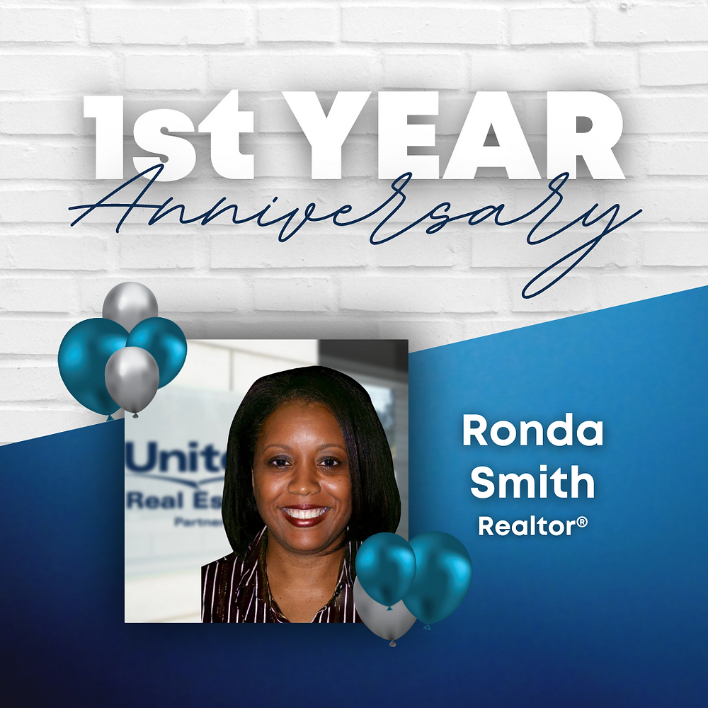 Congrats on 1 Year with URE - Ronda Smith