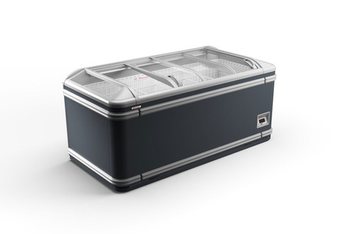 124-0075 AHT Paris 185 Multi Temp Self Contained Cooler-Black | mainsite