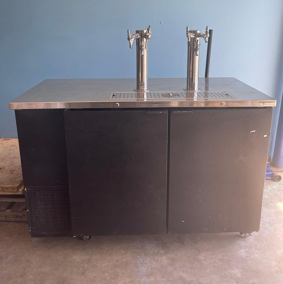 75-0248 MicroMatic 59'' Draft Beer Dispenser w/ Water Glass Rinser MDD ...