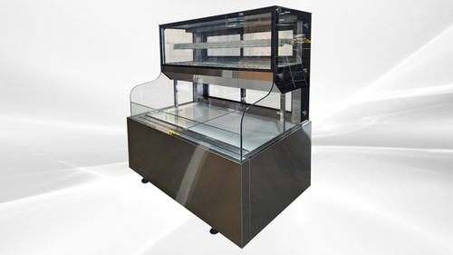 171-0287 51" Open Air Self Contained Over Under Deli Sandwich Case ...