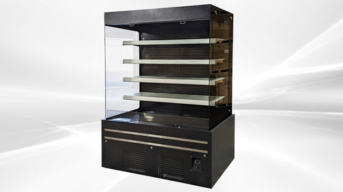 171-0306 60" Vertical Open Air Self Contained Display Cooler | mainsite