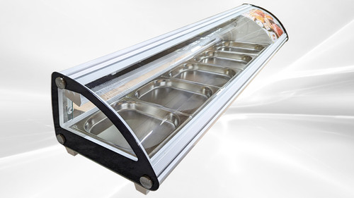 171-0310 69" Self Contained Sushi Display Cooler Case | GES