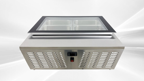 171-0353 4 Pan Countertop Self Contained Gelato Ice Cream Freezer ...