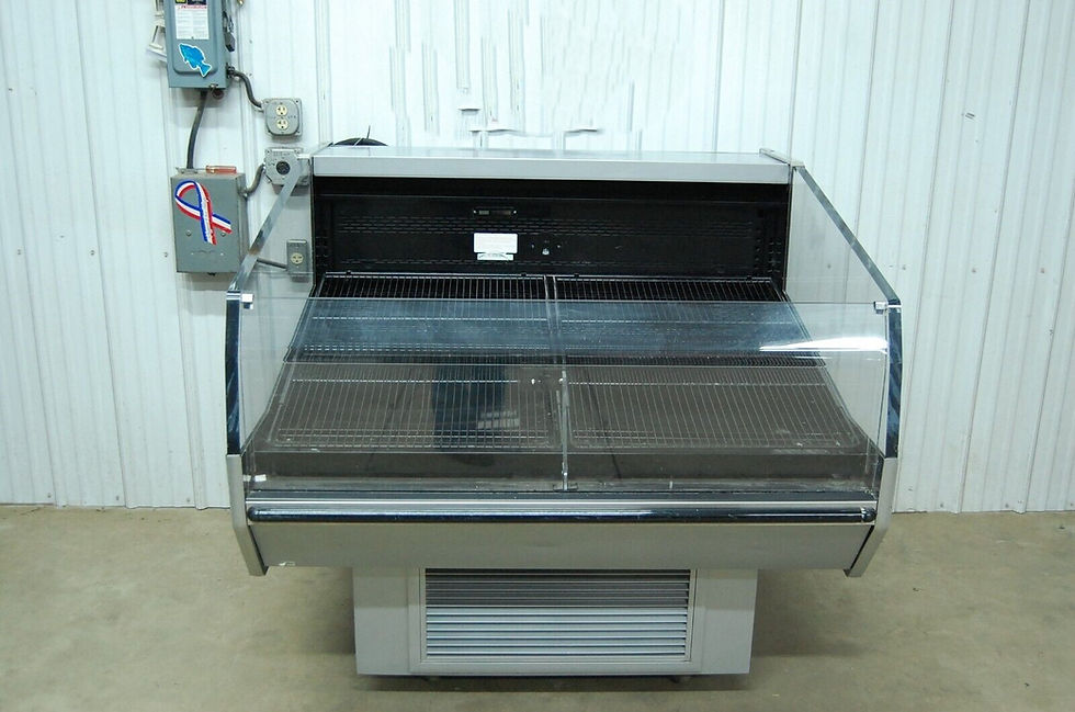 142-0968 Hussmann Q2SSM4S 50" Self Contained Deli Produce Fruit Display ...