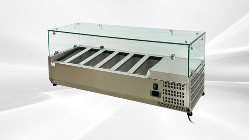 171-0248 Self Contained Countertop Sandwich Salad Prep Table | GES