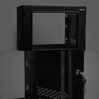 QM1915U500 MINIRACK 19x15x500 C/LAT.PTA DEL C/VIDRIO | Armagalli