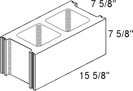 8" Stretcher | Oneonta Block Company