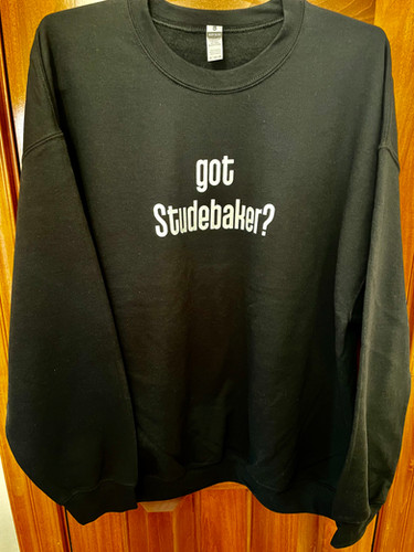SWEATSHIRT - XL- BLACK | fairbornstudebaker