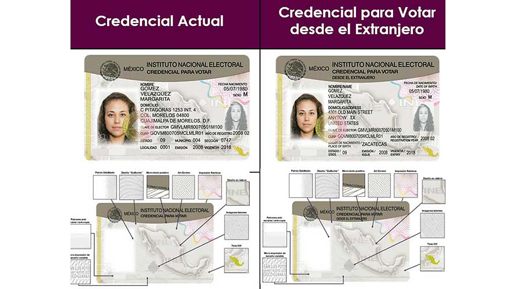 Aprueban modelo de credencial para votar desde el extranjero.