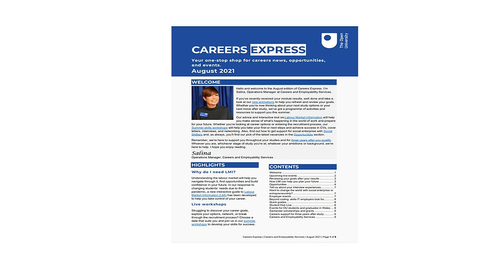 Your August Careers Express
