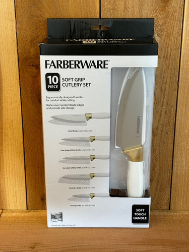 10pc Soft Grip Cutlery Set | Chefs & Table