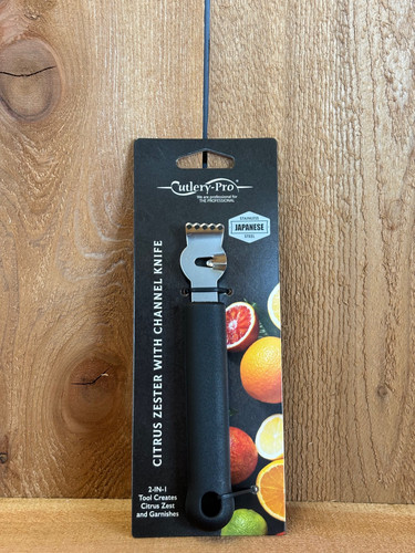 Citrus Zester with Channel Knife | Chefs & Table