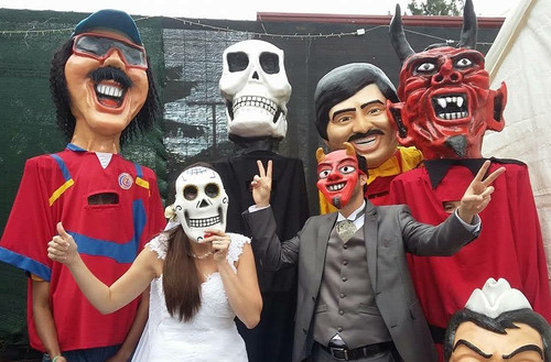 Paquete Premium de cimarrona con máscaras personalizadas para Boda ...