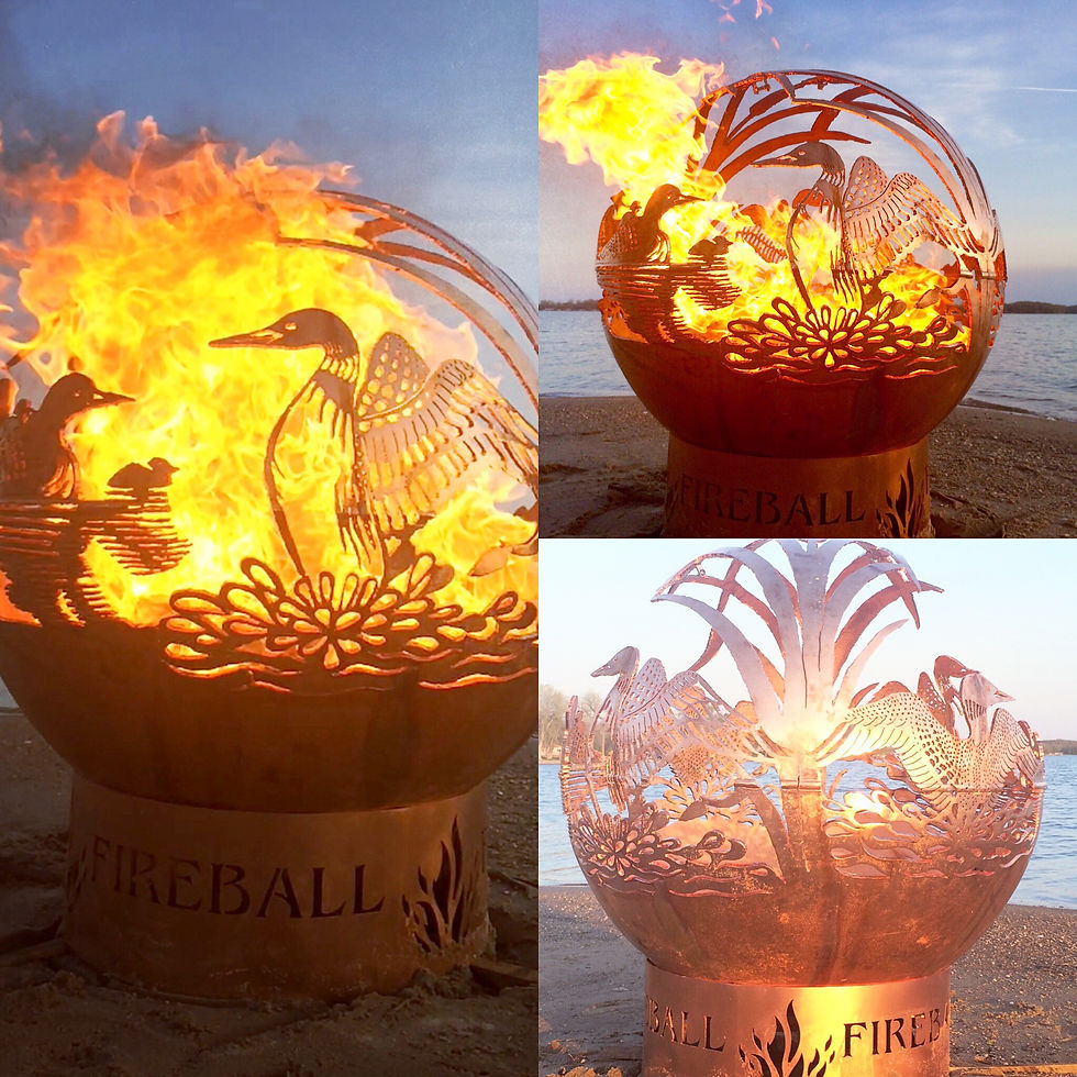 Handmade Metal Globe Fire Pit | FIREBALL FIREPITS fire ball fire pits ...