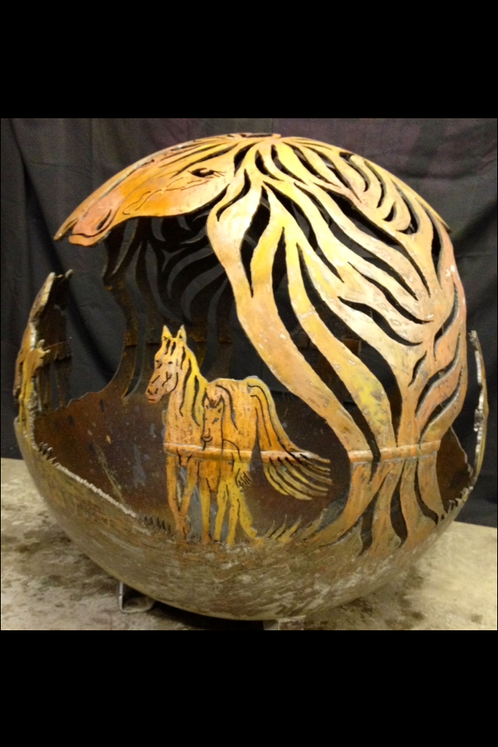 HORSE FIREBALL FIRE PIT