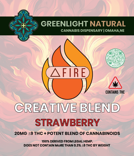 Fire Blend THC Gummies | Energizing Effects | Greenlight Natural