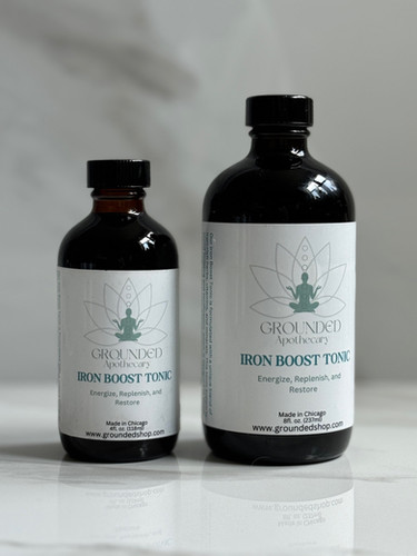 Iron Boost Tonic: Energize, Replenish, and Restore | Grounded Apothecary