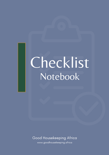 Employment Checklist Notebook | Good Housekeeping
