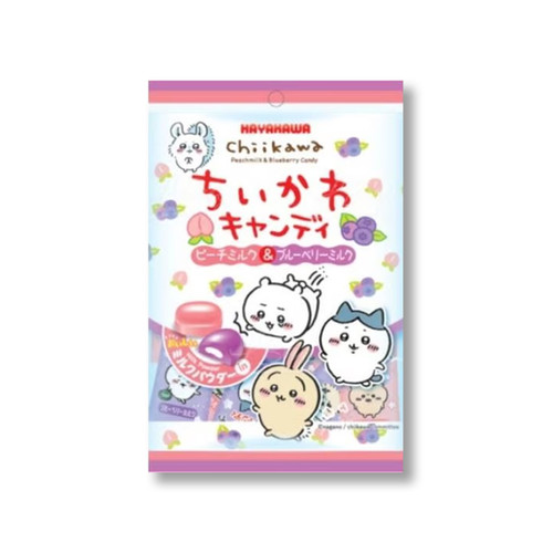 HAYAKAWA Chiikawa Peach Milk & Blueberry Candy 48g | Sweetie Bear ASC