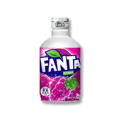 COCA-COLA Fanta Grape Flavour Aluminum Bottle 300mL | Sweetie Bear ASC