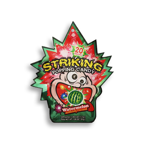 STRIKING Watermelon Flavored Popping Candy 30g | Sweetie Bear ASC