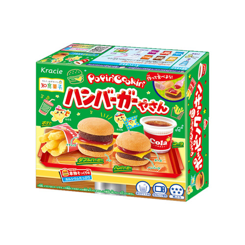 KRACIE Popin' Cookin' Fun Hamburger Shop Kit 22g | Sweetie Bear ASC