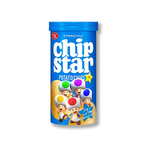 YBC Chip Star Super Mario Butter & Soy Sauce Flavor Potato Chips 45g ...