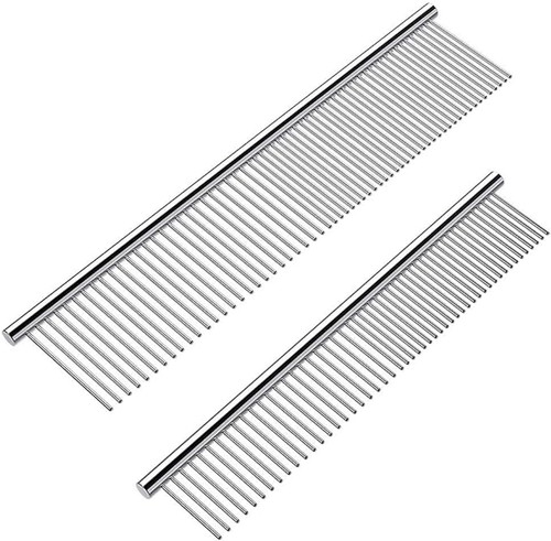 Combs with Rounded Ends Stainless Steel Teeth | Dog de Mi'ow