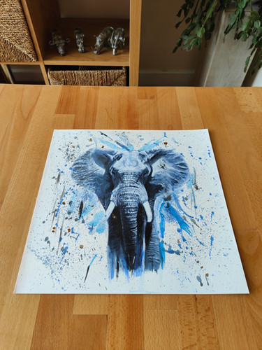 'African Thunder' Original Print | Rob Savin Wildlife A