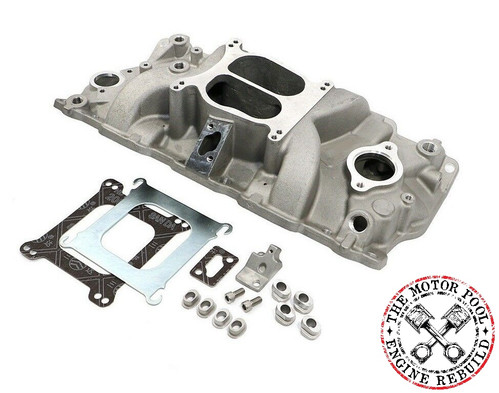 SBC Budget Intake Manifold- Satin | The Motor Pool AZ