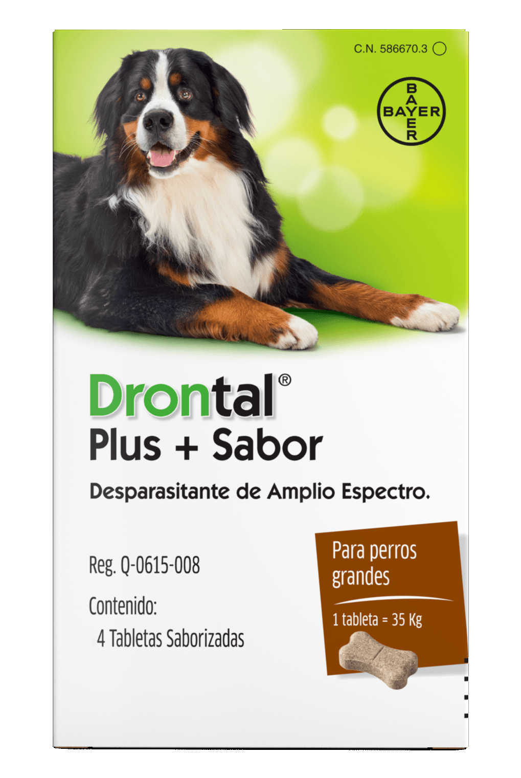 Drontal® Plus (35Kg) 24 tabletas masticables | Elanco | Canela y Tomaso