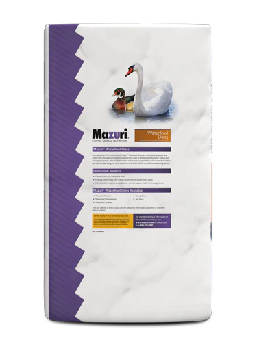 Mazuri Waterfowl Maintenance Diet 50 lb (22.67kg) | Mazuri | Canela y ...