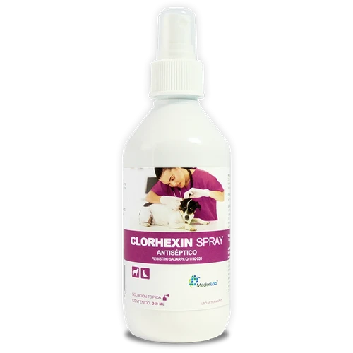 Clorhexin spray 240ml | Mederilab | Canela y Tomaso