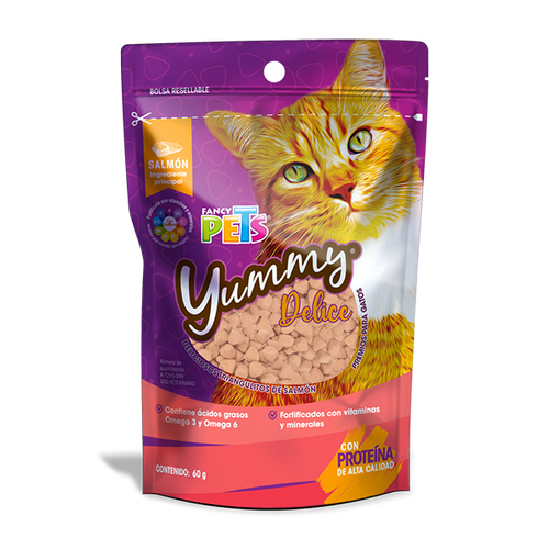 Yummy Delice premios para gato 60g | Fanct Pets | Canela y Tomaso