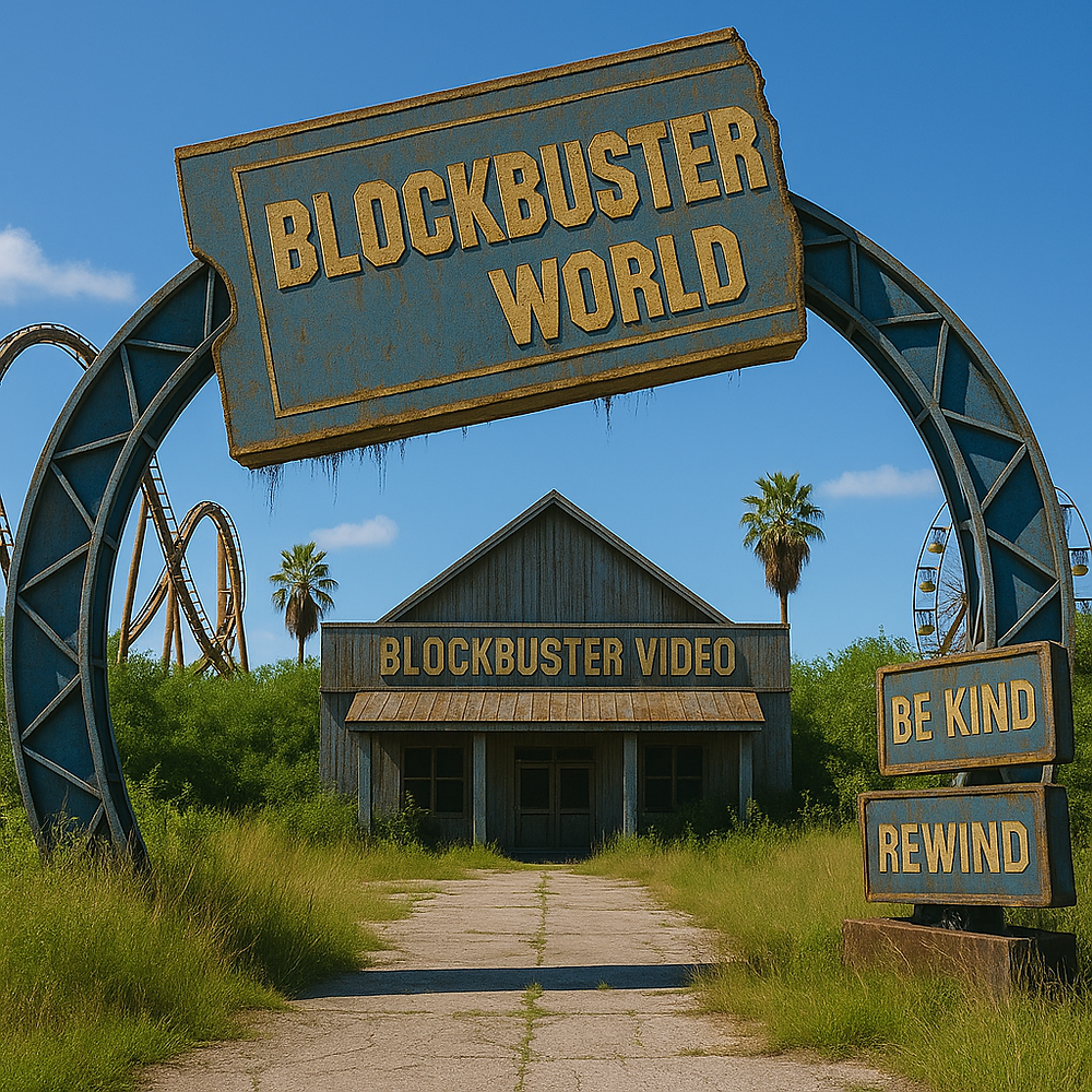 Welcome to Blockbuster Video World: The Theme Park Nobody Meant to Build