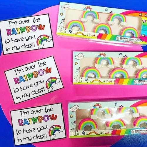 Rainbow Student Gift Tags | Miss Resourcefulness