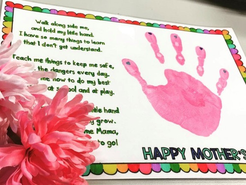 Mother's Day Handprint Craft Gift | Miss Resourcefulness