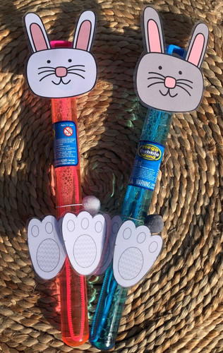Easter Bunny Bubble Wand Student Gift! | Miss Resourcefulness