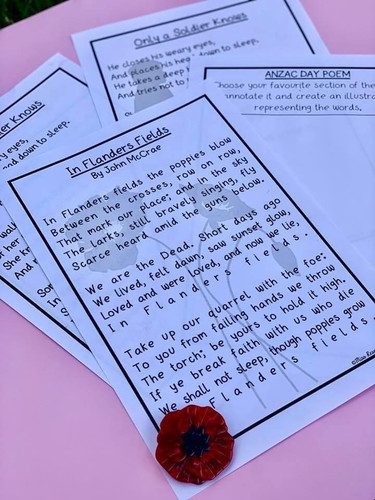 ANZAC Day and Remembrance Day Activities | Miss Resourcefulness