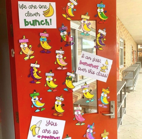 Banana Theme Door Sign | Miss Resourcefulness