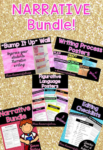 GIANT Narrative Creative Writing Bundle | Miss Resourcefulness